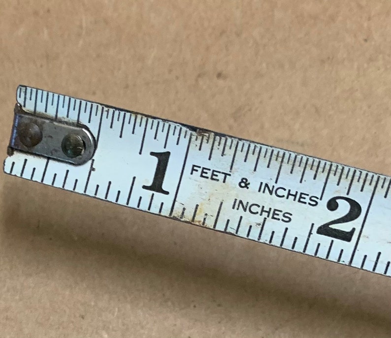 Vintage Walsco Pull Push Tape Rule Measure 808W Milford Conn - Etsy