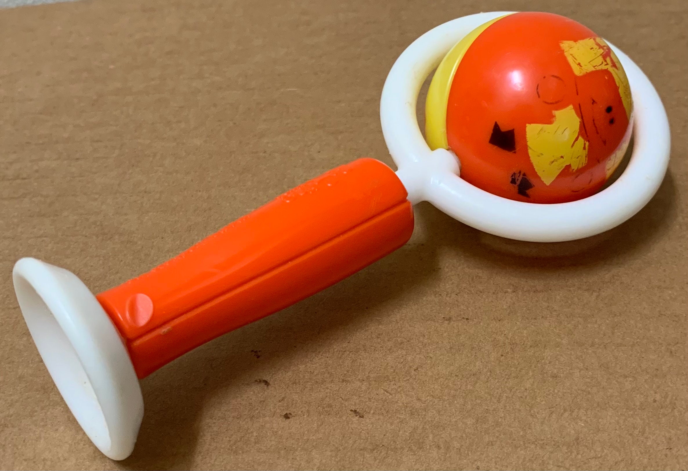 Vintage Rattle spinning ball Toy Kiddie Products 1960's | Etsy