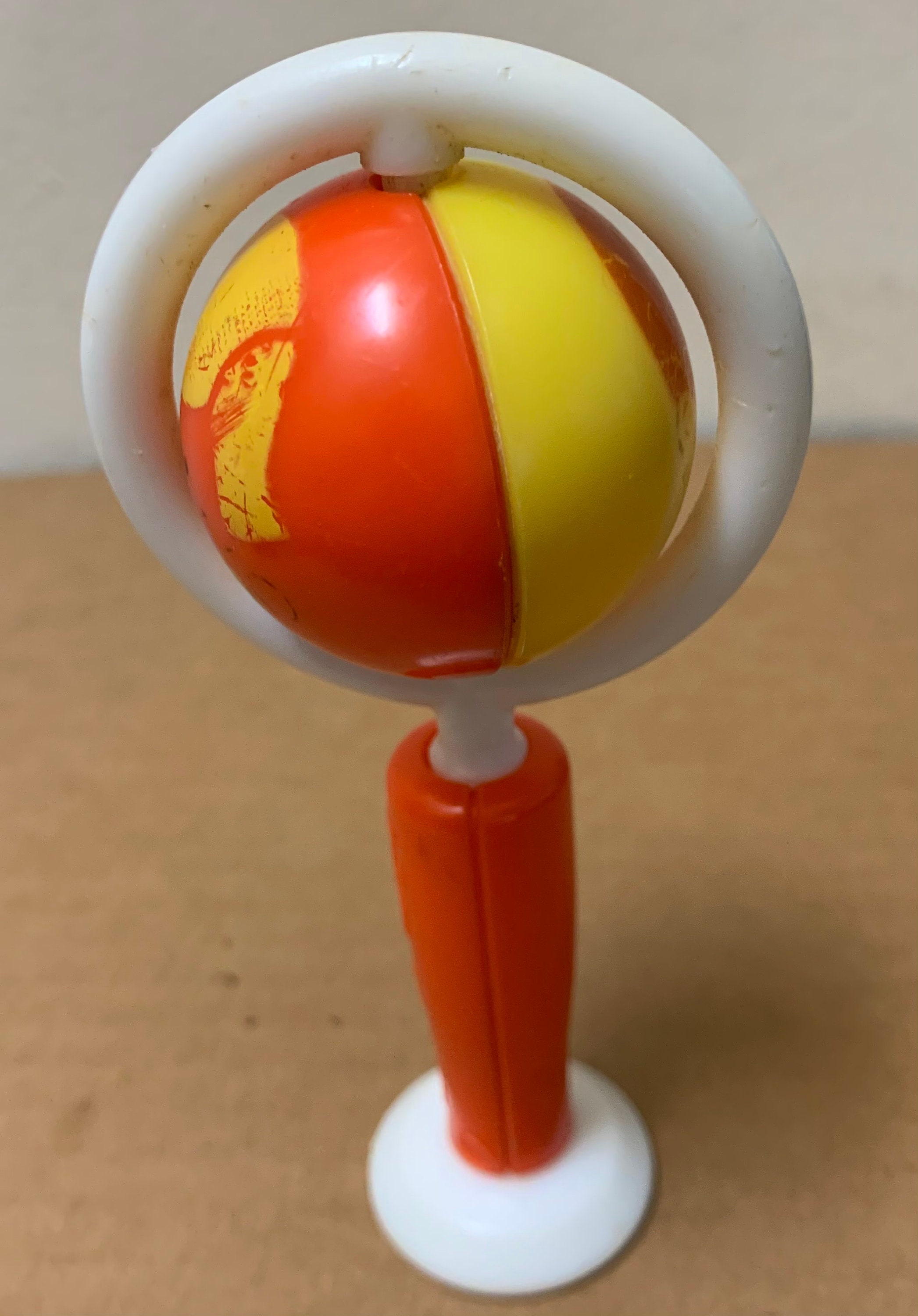 Vintage Rattle spinning ball Toy Kiddie Products 1960's | Etsy