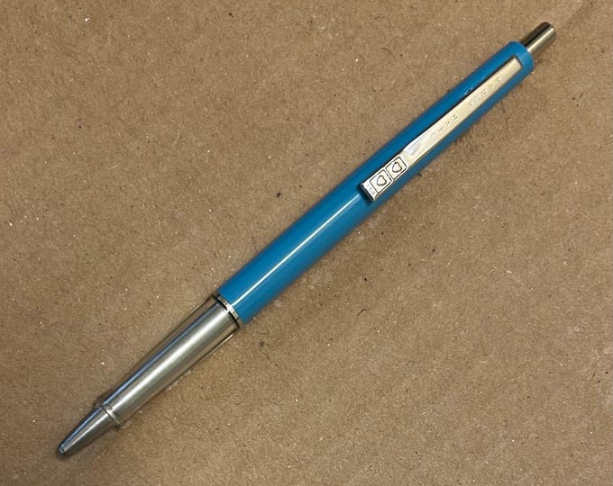 Paper Mate Vintage Double Heart Contour Light Blue Ball Point Pen ...