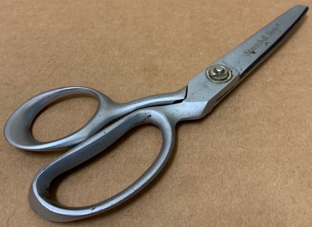 Vintage Japan Shears Stretch and Sew Scissors 8 Inch High Carbon Steel ...