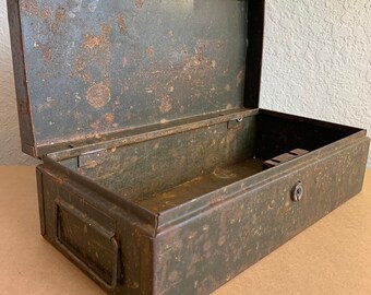 Rusty Metal Box - Etsy
