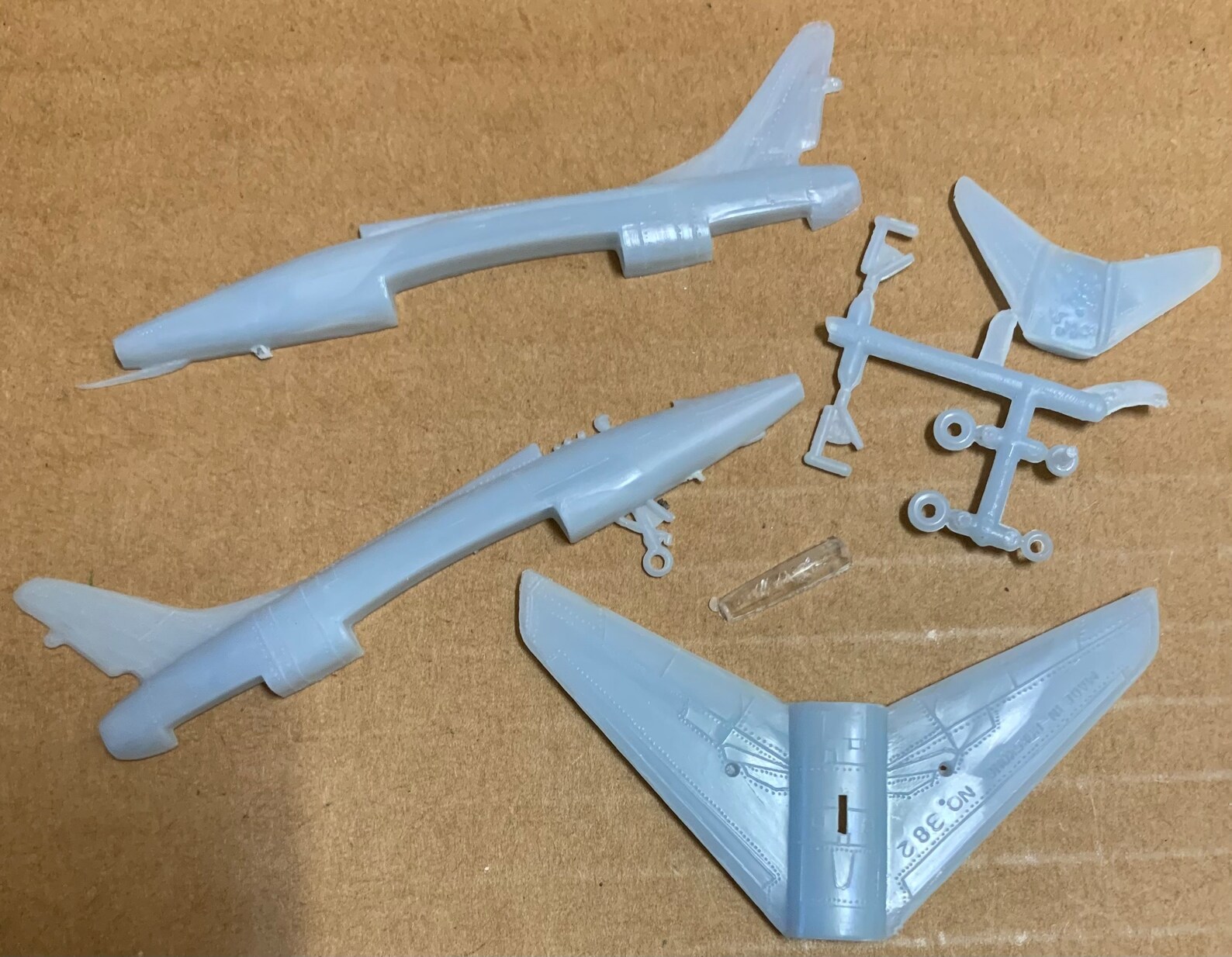 Hobby Miniatures Rare Plastic Mini Model Jet Plane Kit F-100 Novelty ...