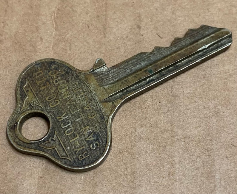 Vintage Rare Ry-lock Key Ry Lock Co LTD Leandro Calif Ornate - Etsy