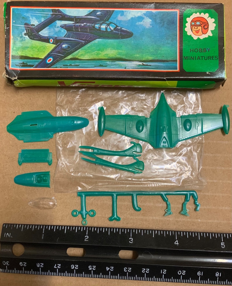 Hobby Miniatures Rare Plastic Mini Model Plane Kit De - Etsy
