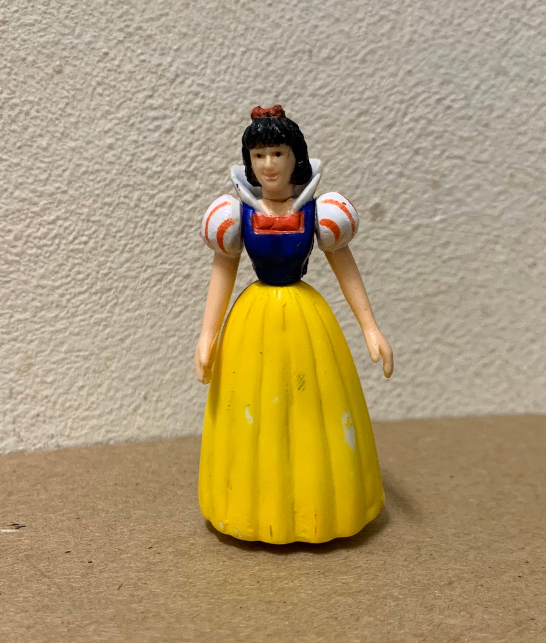 Snow White Figure Rare Vintage Vinyl Plastic 2 3/8" Toy Character 1980 ...