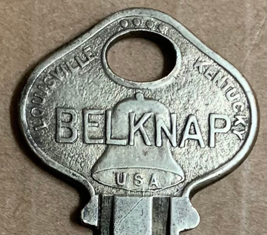 Antique Rare Belknap Key Bell Logo Vintage Brass Louisville Kentucky ...