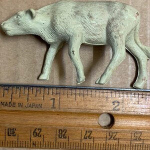 Vintage Marx 1950s Farm Animal Calf First Series 60mm Cream - Etsy