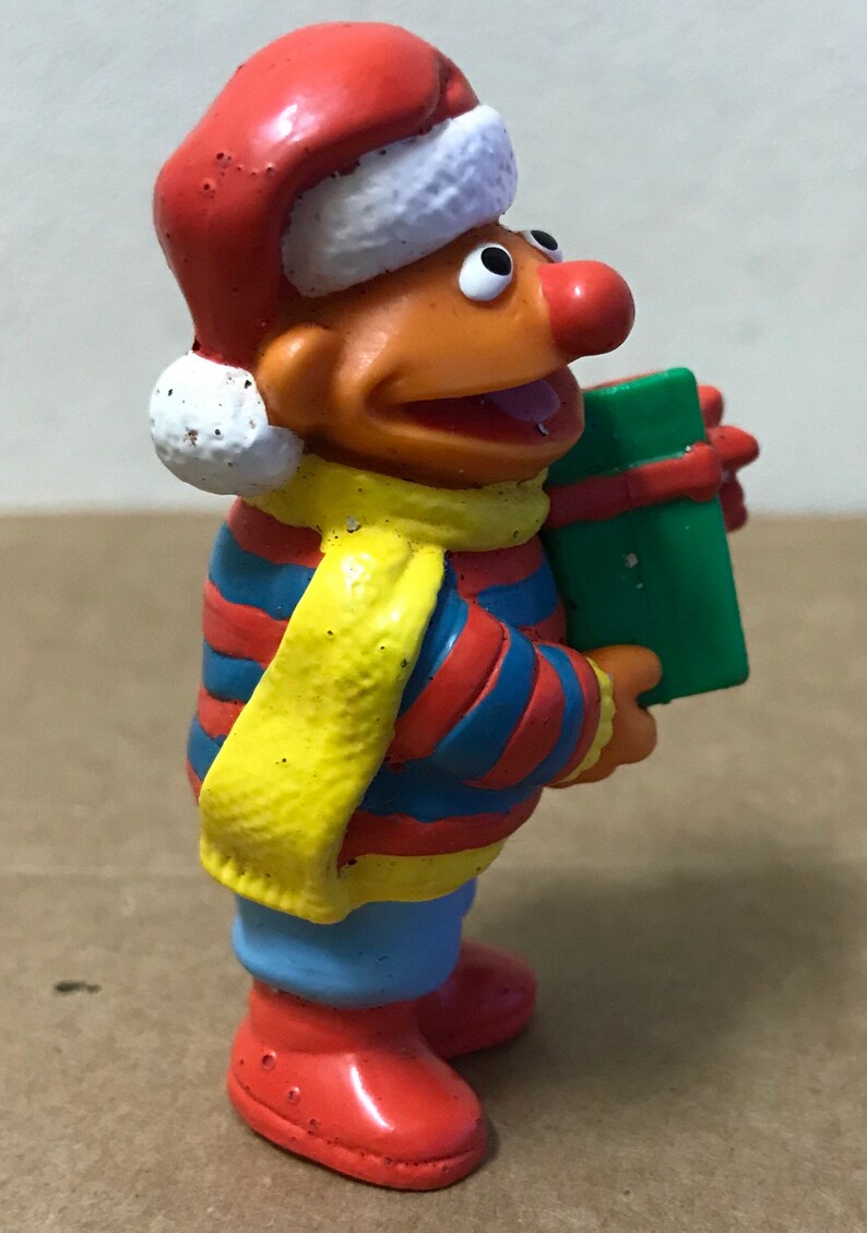 Ernie Christmas Muppet Figure Applause cadeau vinyle Applause - Etsy France