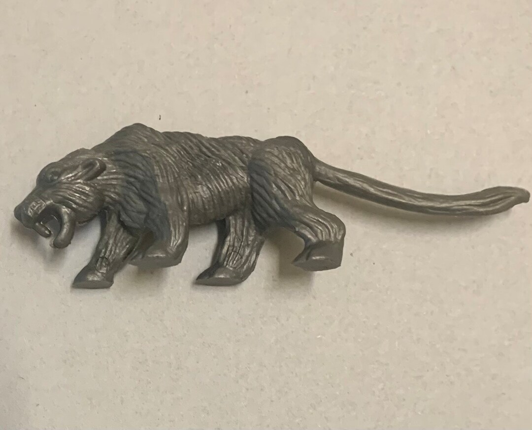 Vintage Cereal Premium Saber Tooth Tiger Lido Prehistoric Beast Nabisco ...