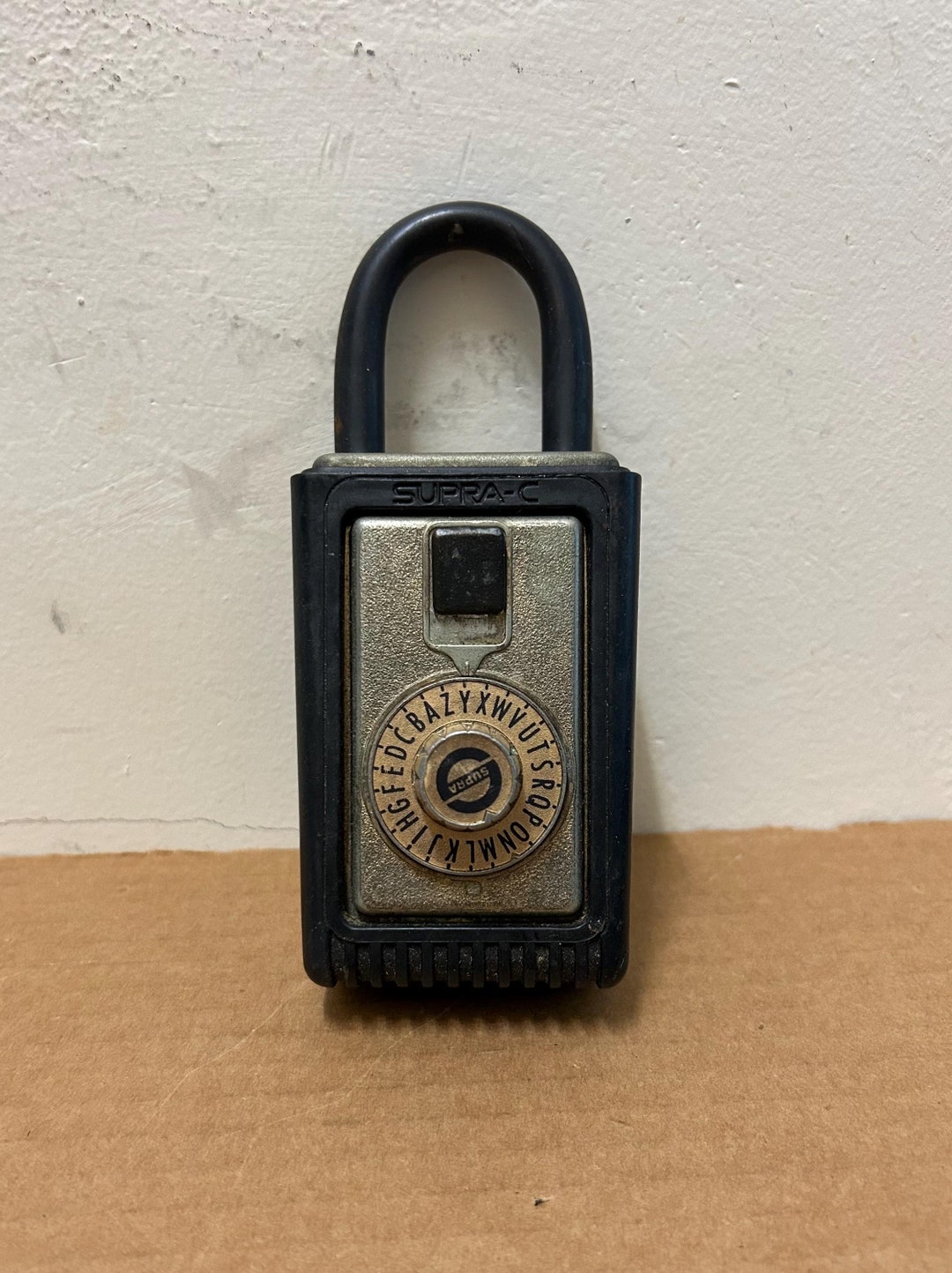 Vintage Supra C Lock Old School Realtor NO COMBO Combination Alphabet ...