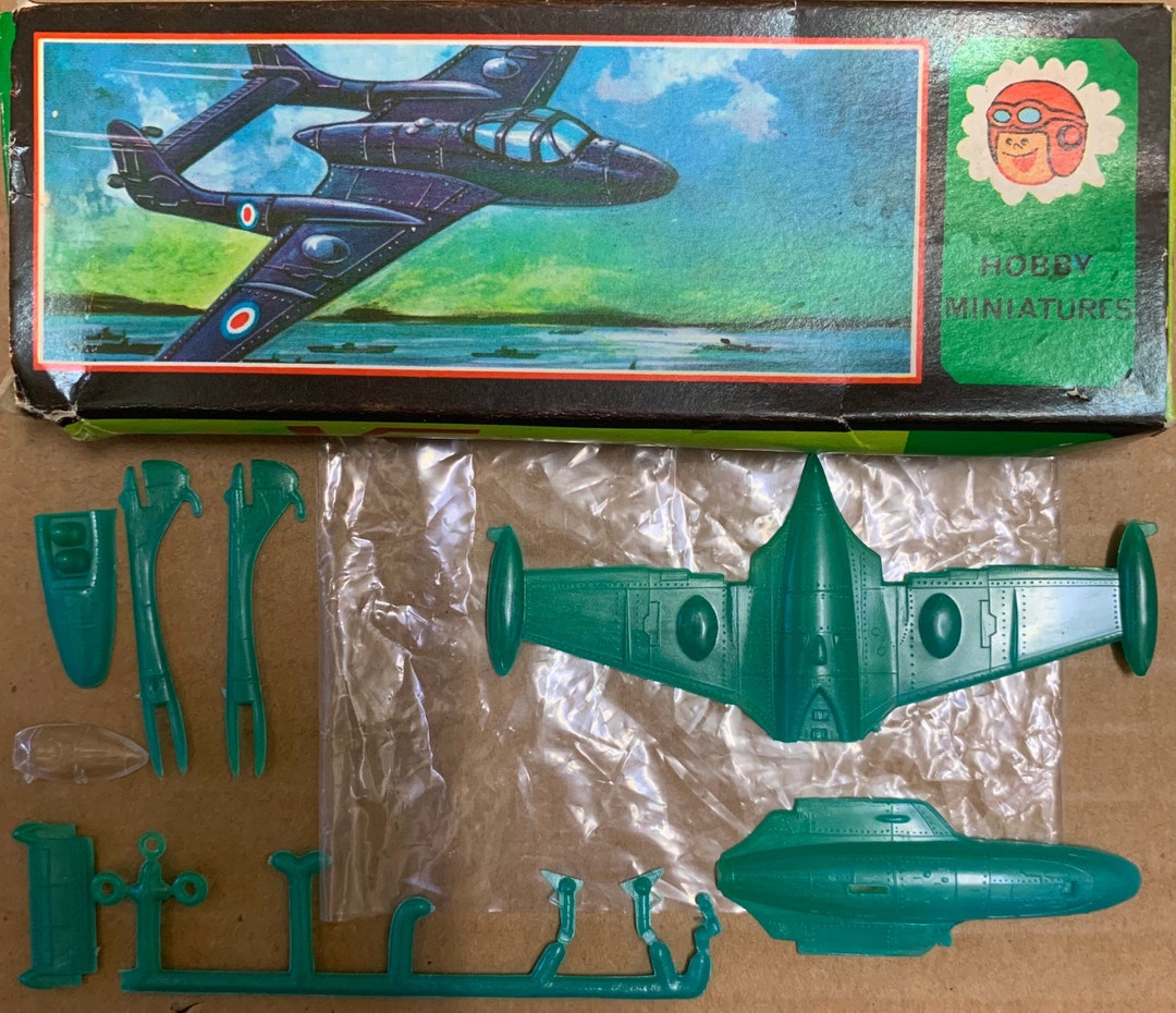 Hobby Miniatures Rare Plastic Mini Model Plane Kit De Havilland Sea ...