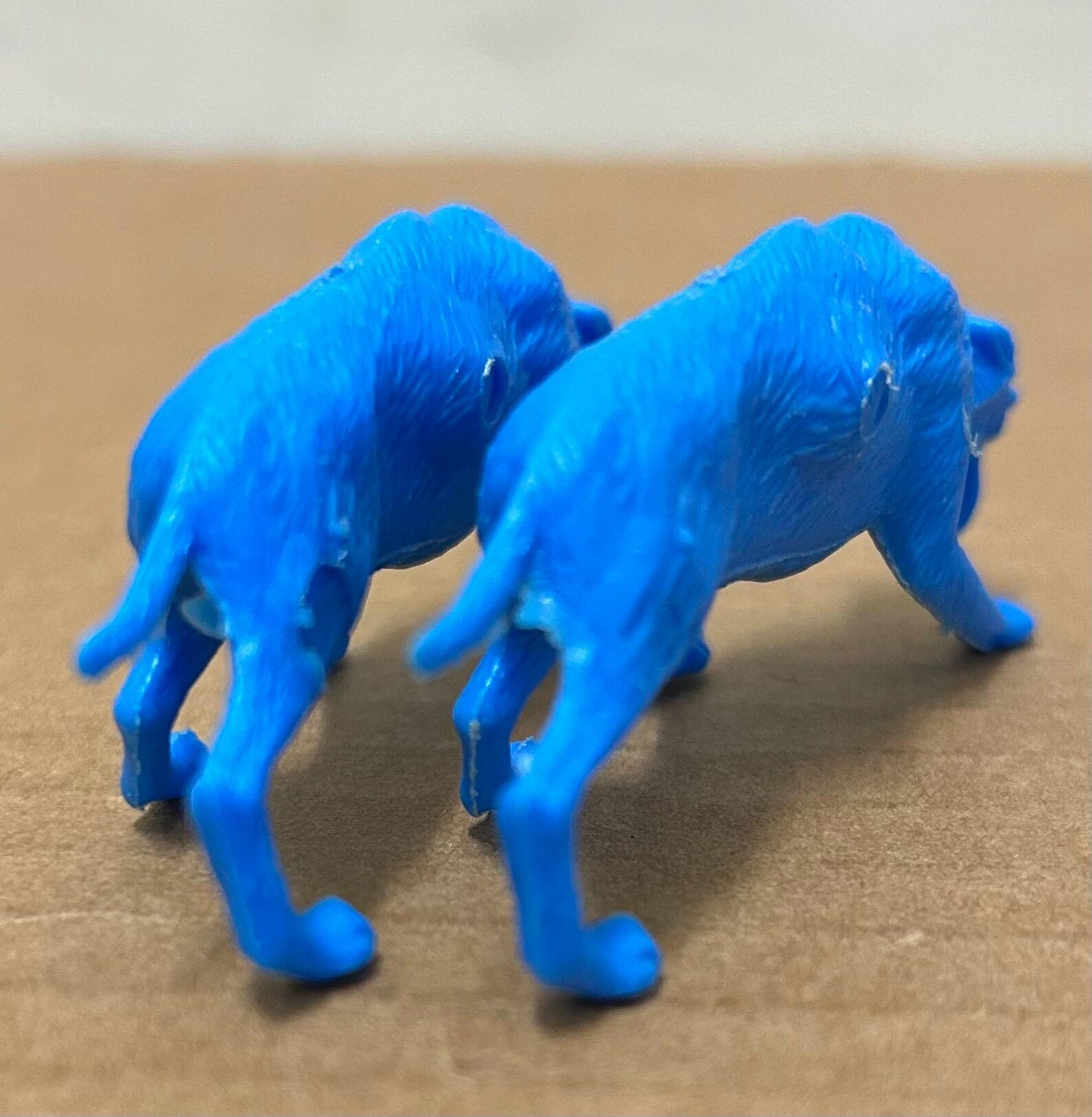 MPC Smilodon Blue Lot of 2 Vintage Plastic Figure Toys 1960's ...