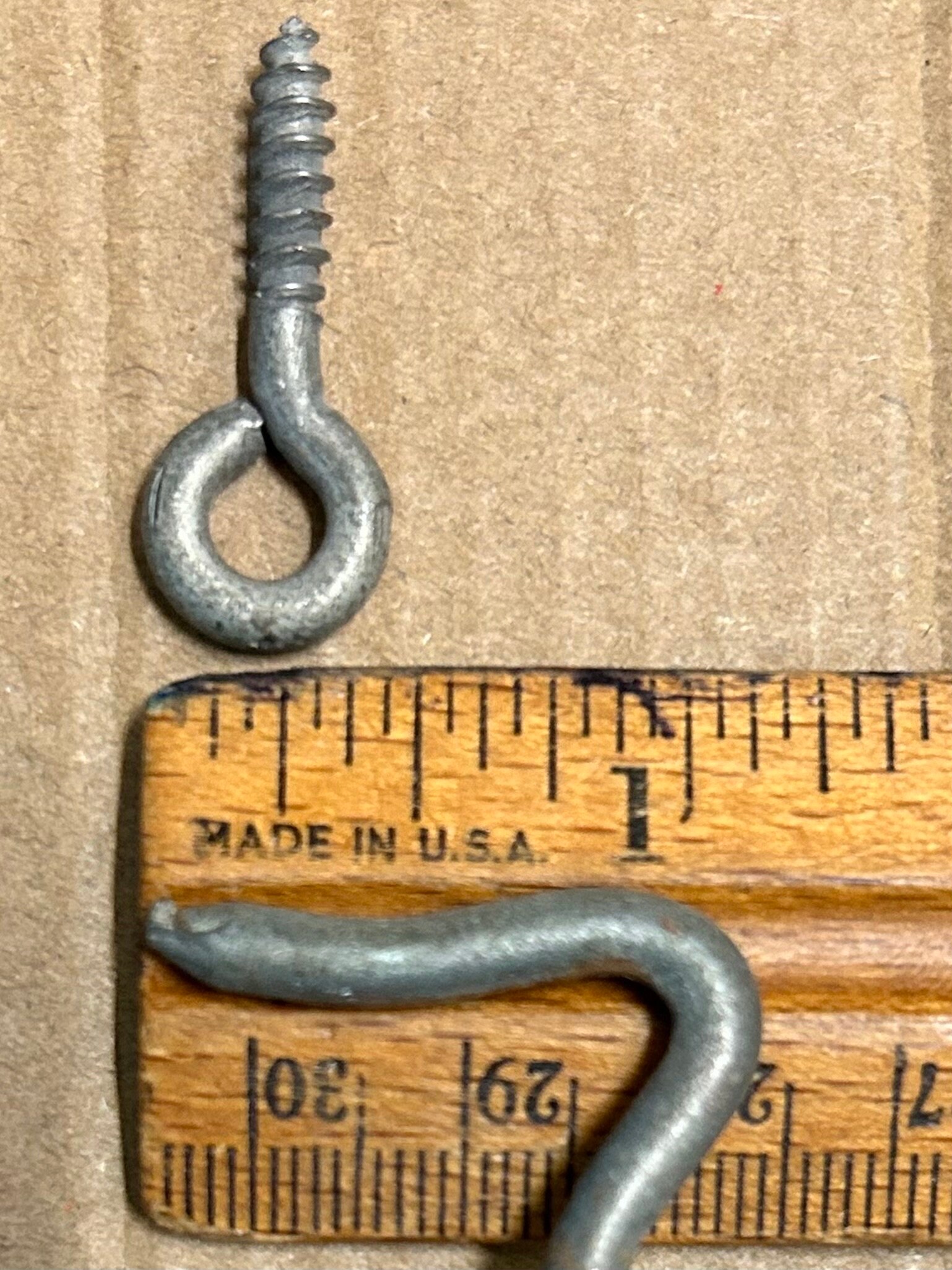Hook Latch Eye Ring Age Rust Patina Rustic Vintage Metal 2 1/2" Door ...