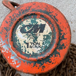 Hoist Crane Hook Lift Rusty Metal Chipped Original Paint - Etsy