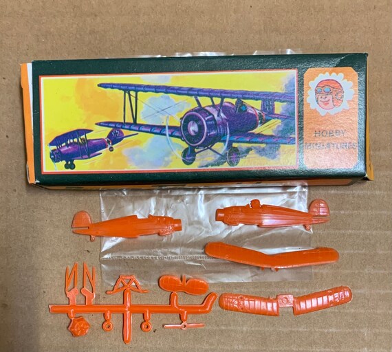 Hobby Miniatures Rare Plastic Mini Model Plane Kit Bucker - Etsy