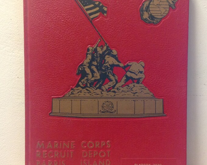1982 USMC Yearbook Parris Island SC Boot Camp 3rd Bn I Co Platoon 3020 ...