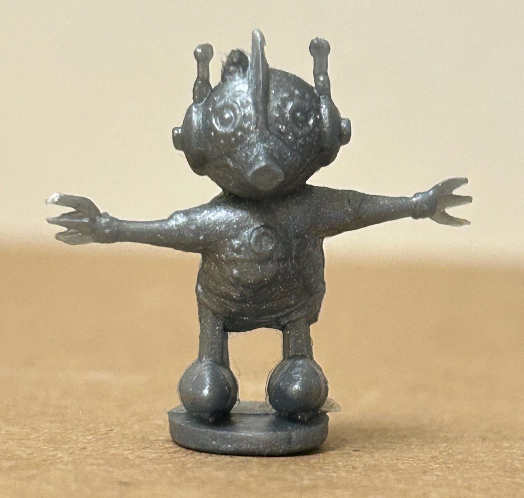 LP Space Toy 1/72 Alien Spaceman Rocket Feet Hong Kong H.K. Play Set ...