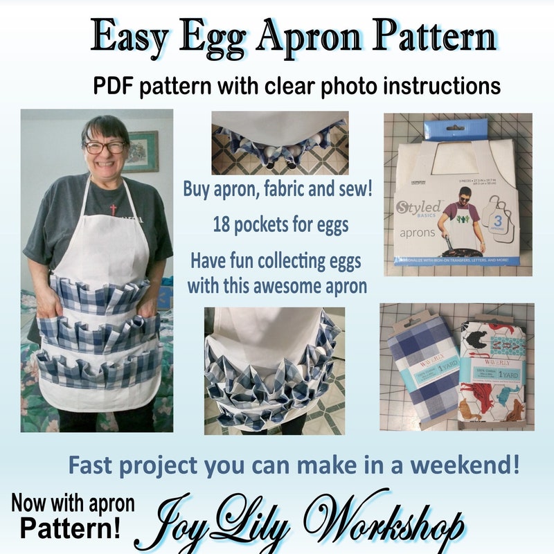 Gathering Apron Pattern - Etsy