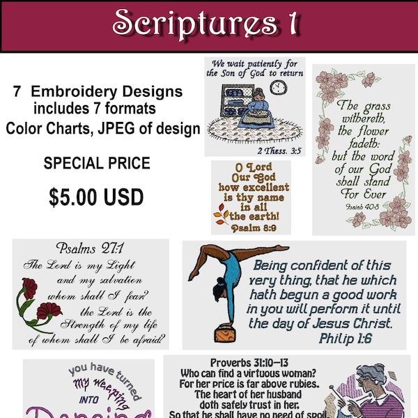 Christian Embroidery - Etsy