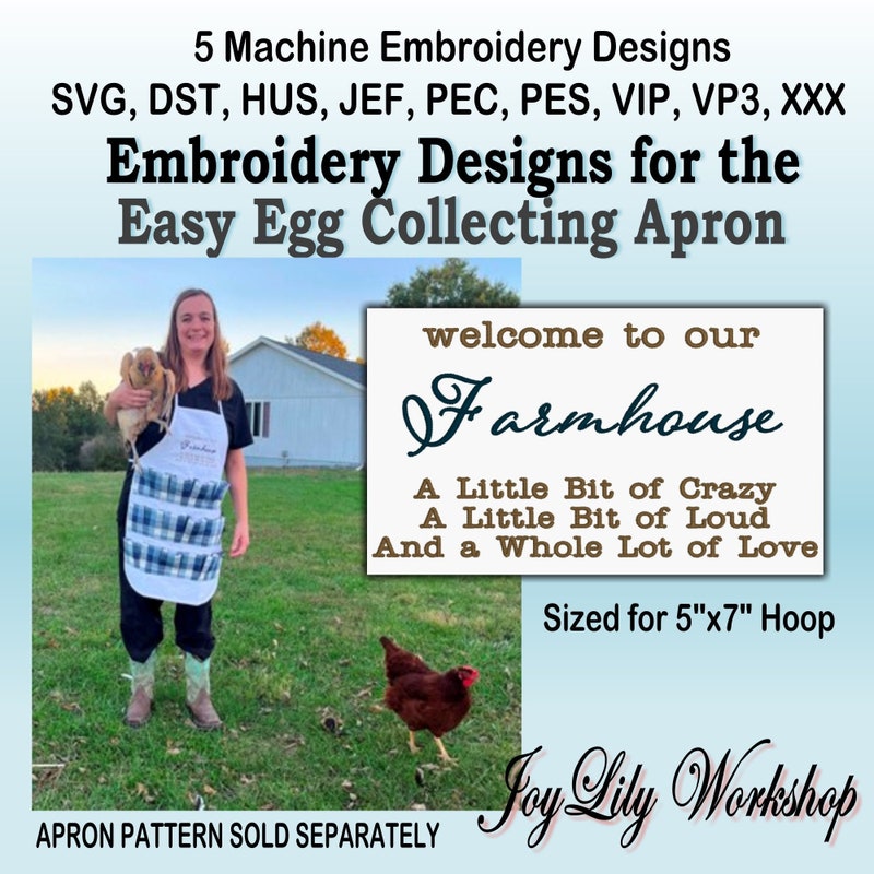 Apron Embroidery - Etsy