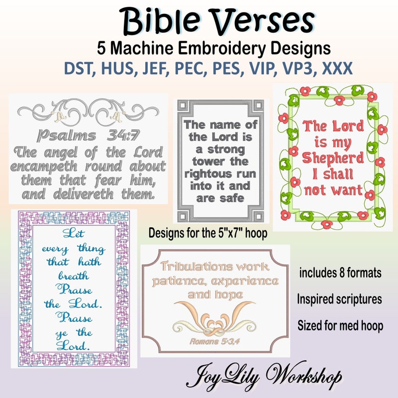 Embroidery Bible Verse - Etsy