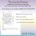 The Lord's Prayer Machine Embroidery Designs: 10 Formats (digital ...