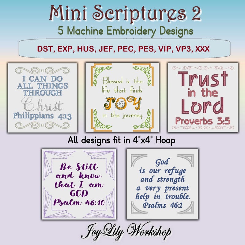 Scripture Embroidery - Etsy