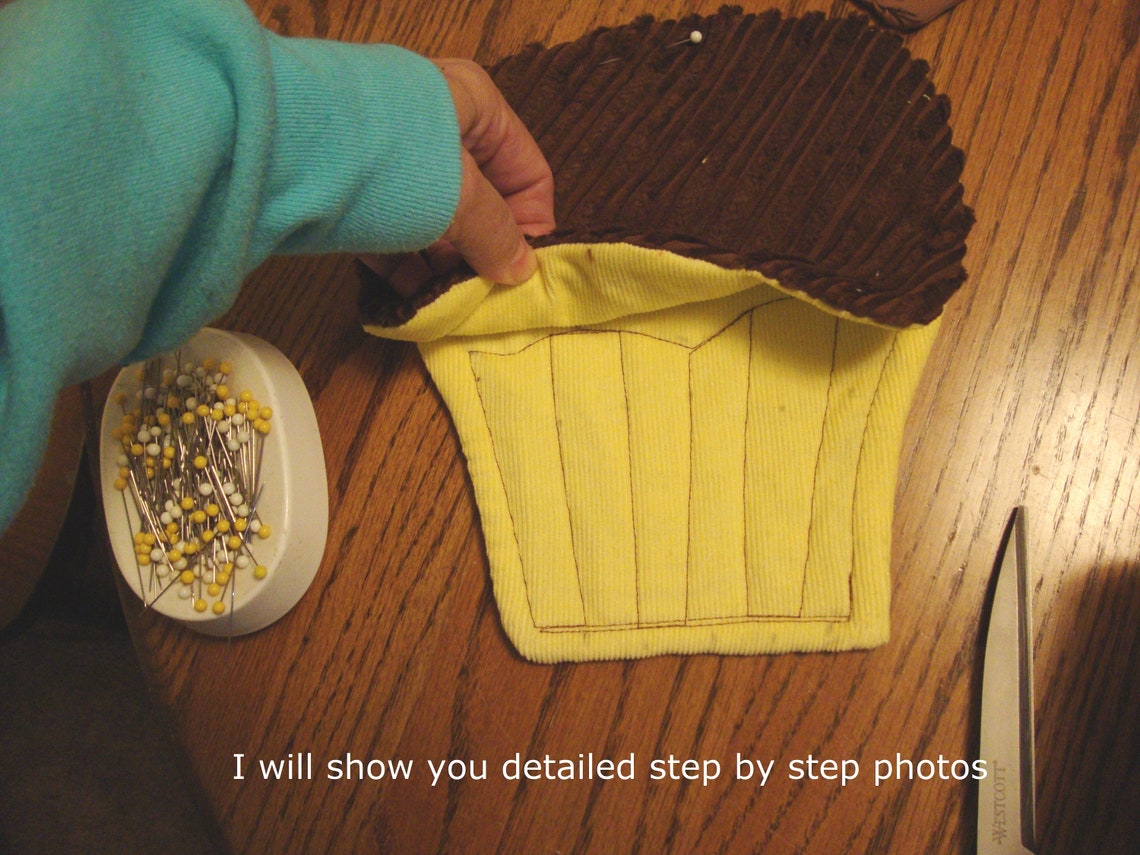 Cupcake Potholder Pattern in PDF, Instant Download, EASY to Sew - Etsy