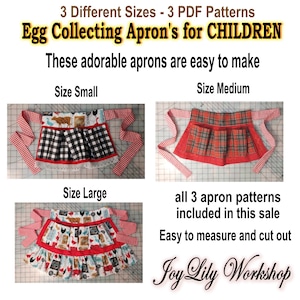 Children's Egg Collecting Apron Pattern: 3 Sizes (PDF) - Etsy