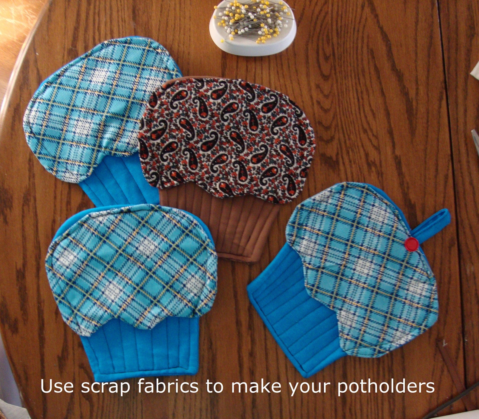 Cupcake Potholder Pattern in PDF, Instant Download, EASY to Sew - Etsy