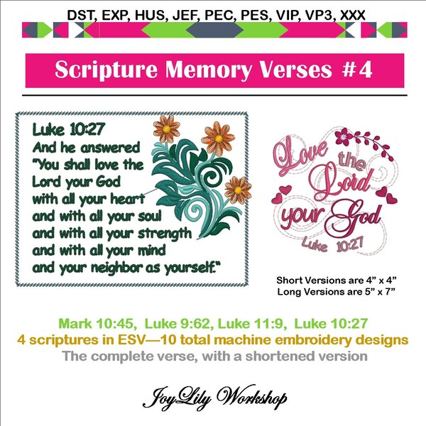 Scripture Embroidery - Etsy