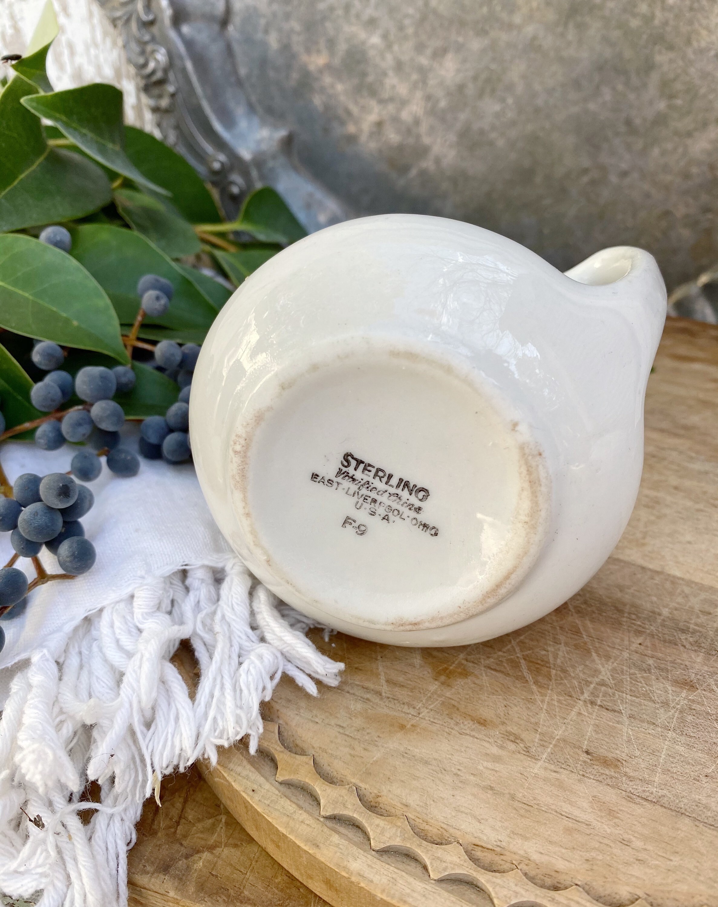 Vintage White Ironstone Creamer Pitcher Restaurant Ware Farmhouse ... Vintage White Ironstone Creamer Pitcher Restaurant Ware Farmhouse ...