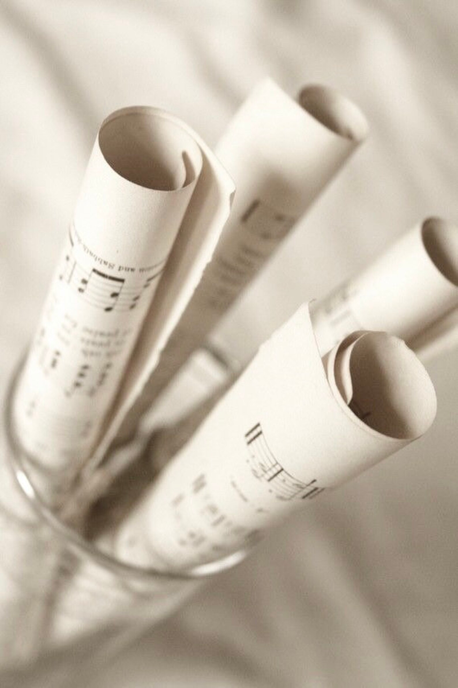 Vintage Book Page Rolled Paper Scrolls Farmhouse Decor Gift | Etsy