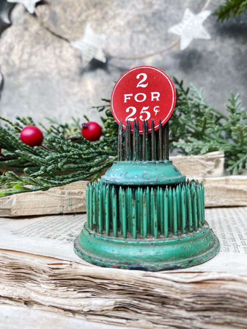Antique Price Tag Number Sign RED CHRISTMAS 2 for 25 Cents - Etsy