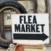 FLEA MARKET Wood Sign Vintage Antique Farmhouse Decor Wall Art - Etsy