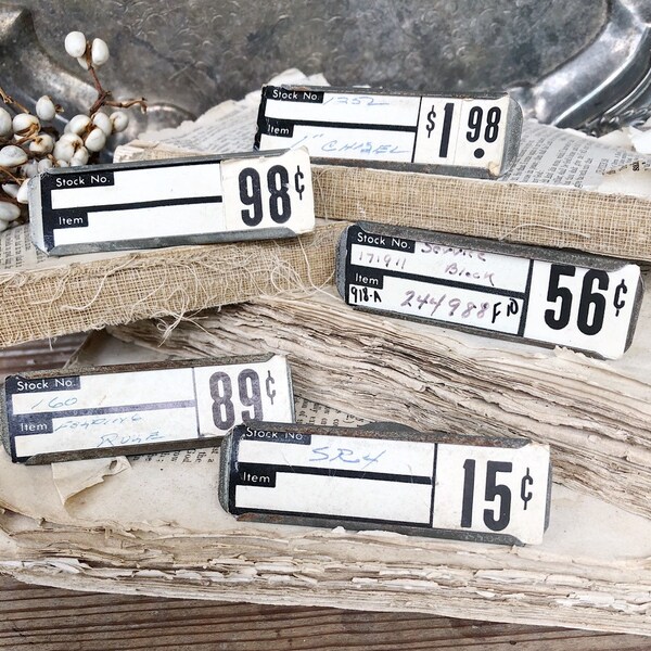 Metal Shelf Label - Etsy