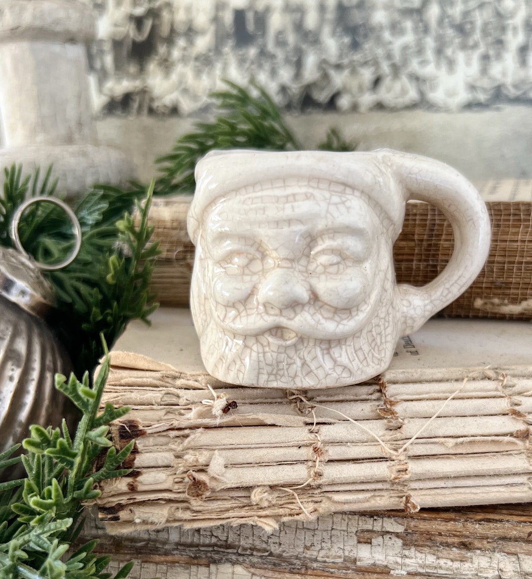 Vintage Ironstone Santa Claus Cup Mini Mug Santa Crazed - Etsy