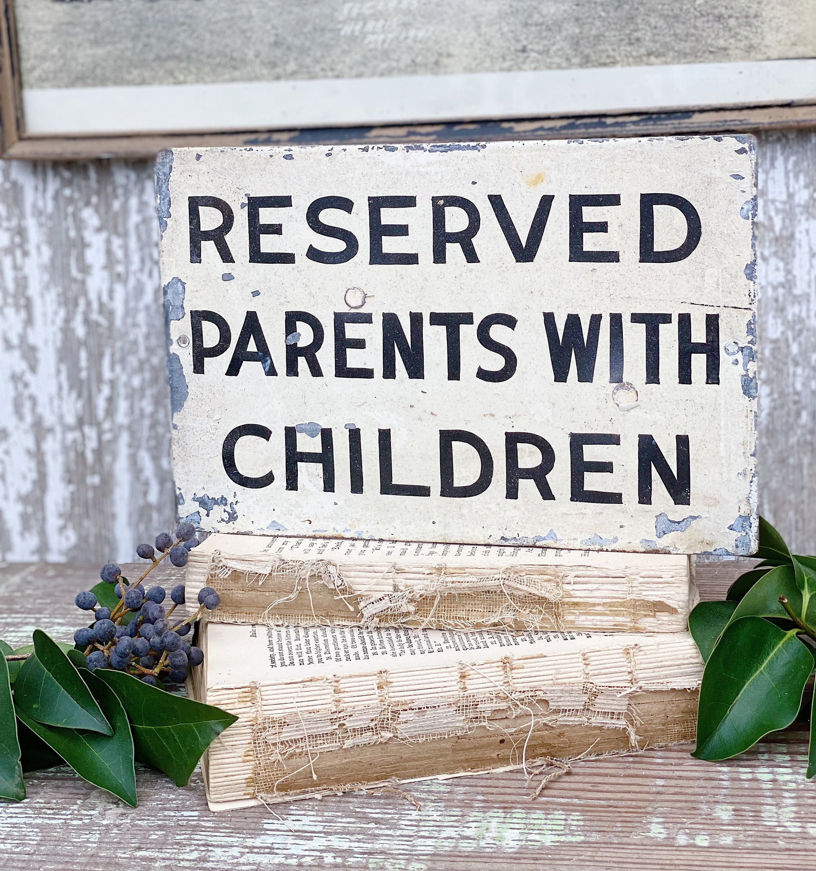 Vintage Reserved Sign