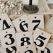 Vintage Number Card Coat Check Store Hotel Sign Farmhouse Decor ...