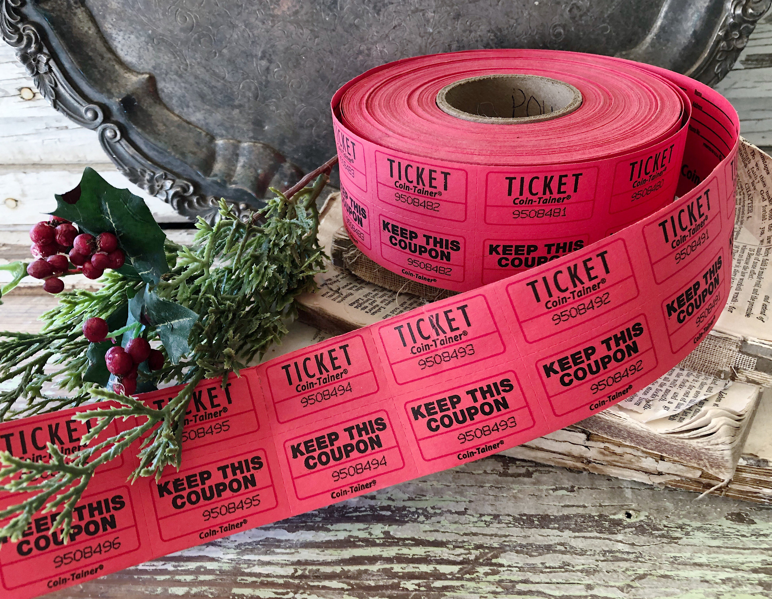 Vintage Raffle Tickets