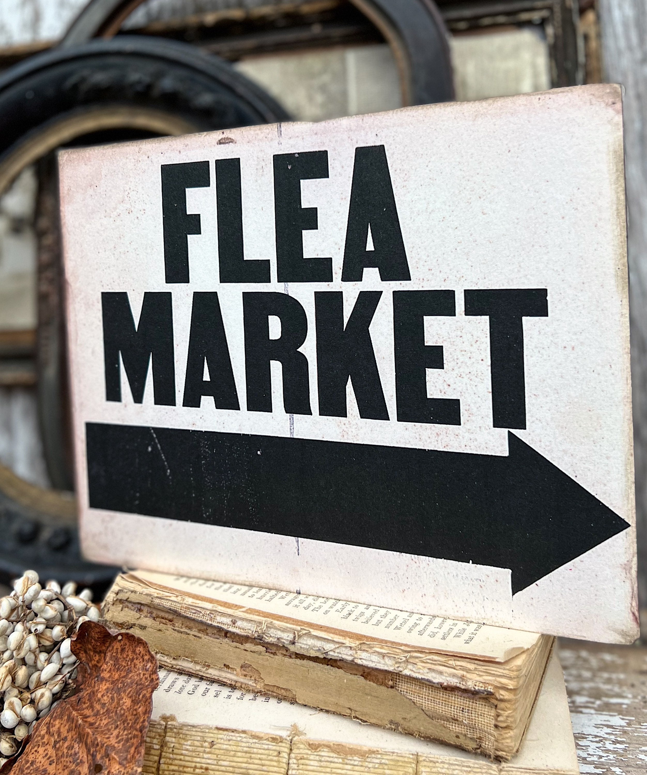 Flea Market Sign