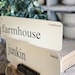 FARMHOUSE Flash Cards LARGE Vintage Inspired Word Flashcard SET of 8 ...