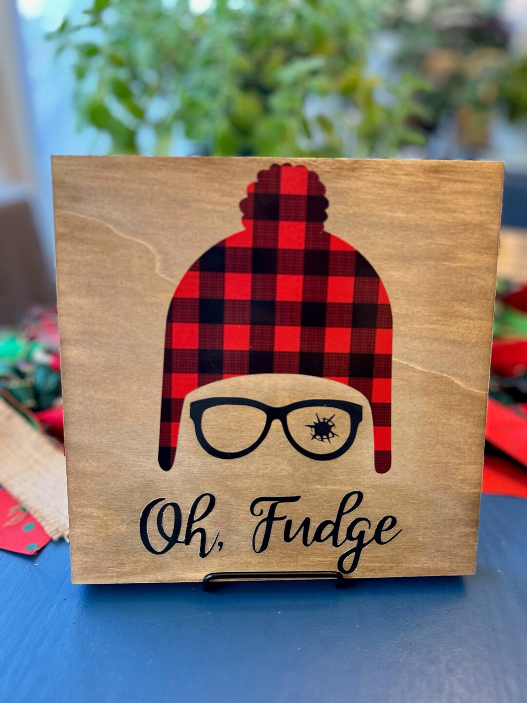 Oh Fudge Wood Sign Christmas Story Home Decor Christmas - Etsy