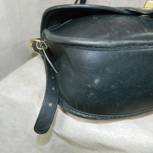 COACH 'saddlery' Bag Style 9535 Brass Black NYC Very Good Vintage ...