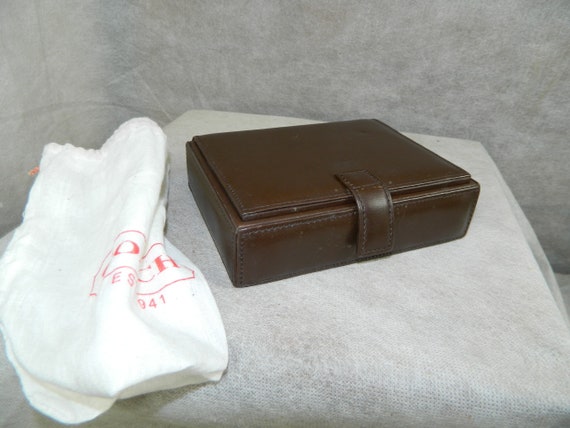 COACH Vintage 'valet Box' 8057 Mahogany NEW W/tags - Etsy