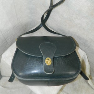 COACH 'saddlery' Bag Style 9535 Brass Black NYC Very Good Vintage ...