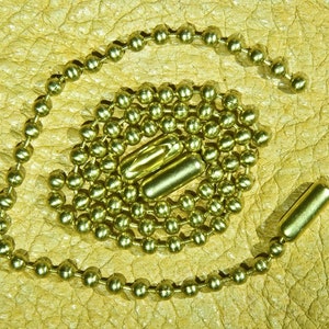 COACH Replacement Solid Brass Hangtag Ball Chains 3 - Etsy