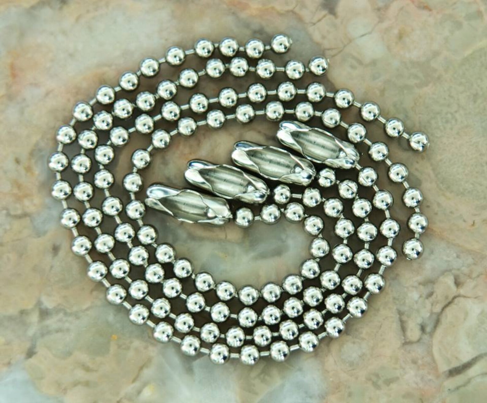 COACH Replacement Solid Brass Hangtag Ball Chains 3 Three Solid Brass 4 ...