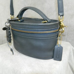 COACH Vintage Train Station/trail Bag H5C-9955 Brass Black - Etsy